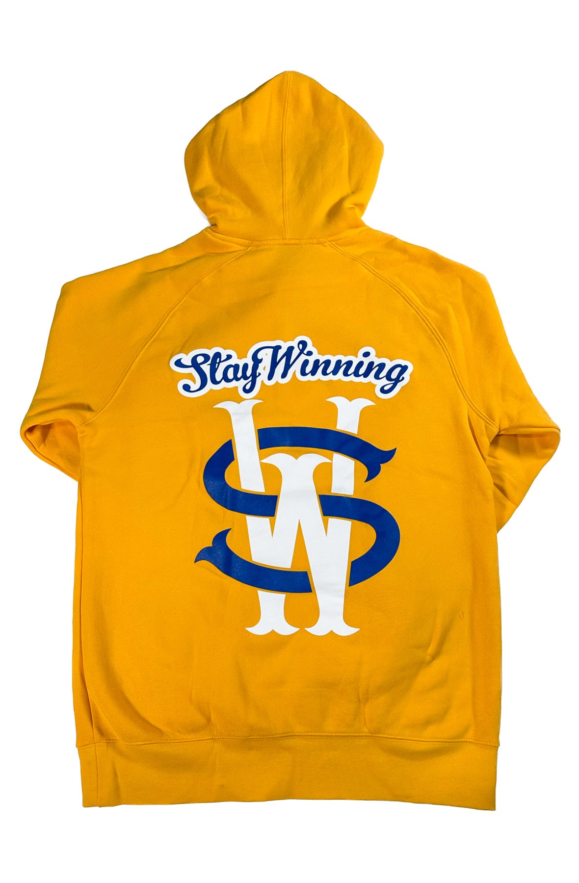 Stay Winning Never Losing Shadow Logo Gold Hoodie – STAY WINNING